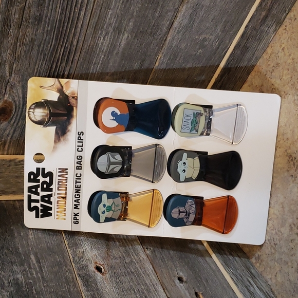 Star Wars | Kitchen | Star Wars Mandalorian Bag Clips 6 Pk Nwt | Poshmark